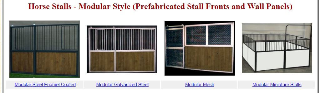 CMI Country Manufacturing Modular Horse Stalls - Horse Expo USA